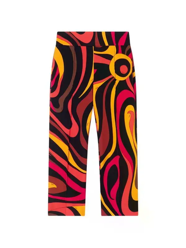 Emilio Pucci Marmo-print Capri Pants