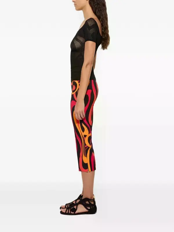 Emilio Pucci Marmo-print Capri Pants