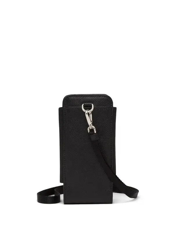Prada Triangular Logo Plaque Phone Case