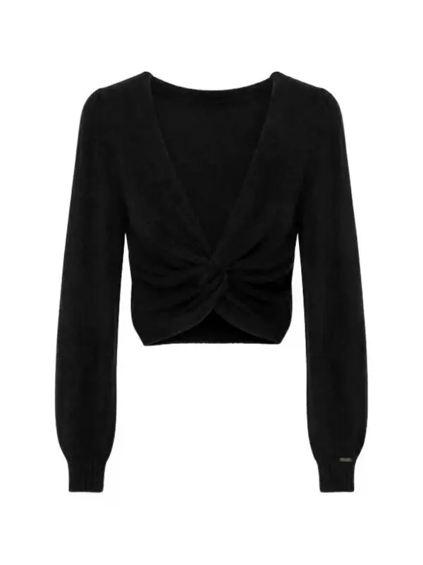 TWINSET Twist-detail Cropped Sweater