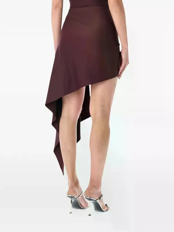 Magda Butrym Floral-applique Draped Mini Skirt