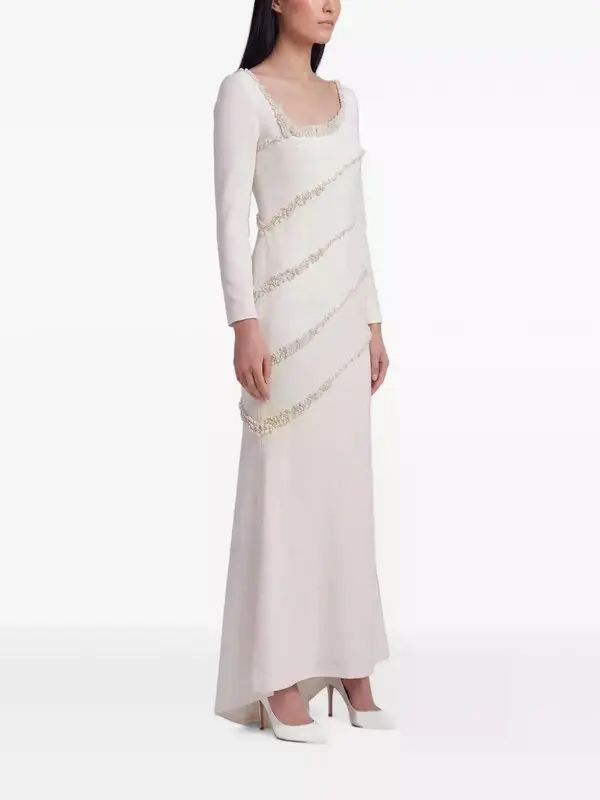 Vintage Asymmetric Maxi Dress