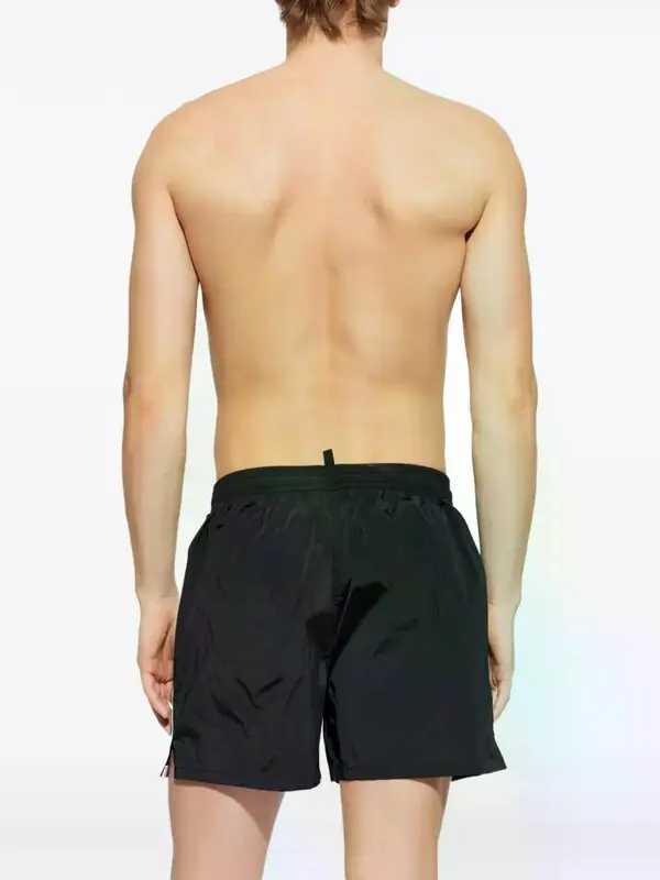 Dsquared2 Logo-print Side-stripe Swim Shorts