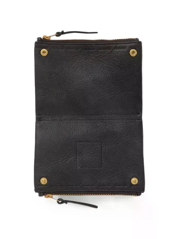 Visvim Logo-debossed Grained Leather Wallet