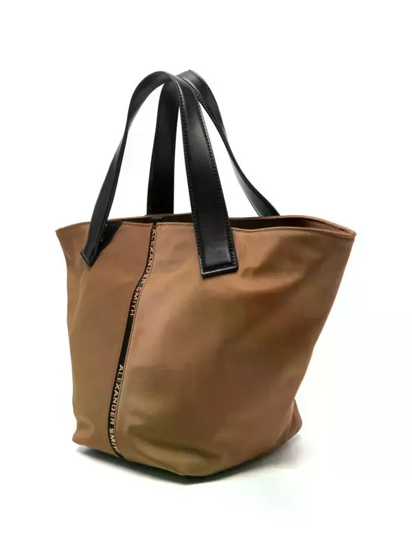 ALEXANDER SMITH Medium Lauren Logo-embellishment Tote Bag