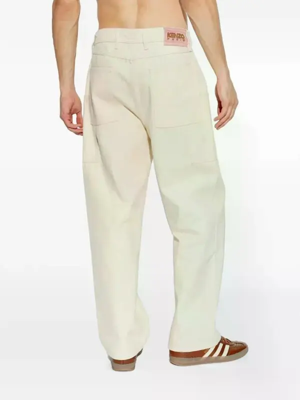 Kenzo Logo-patch Jeans