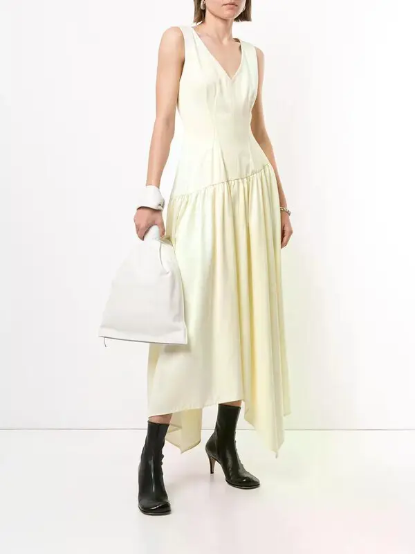 3.1 Phillip Lim Asymmetric-hem V-neck Dress
