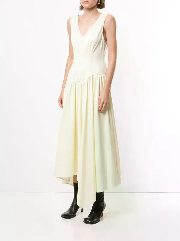 3.1 Phillip Lim Asymmetric-hem V-neck Dress