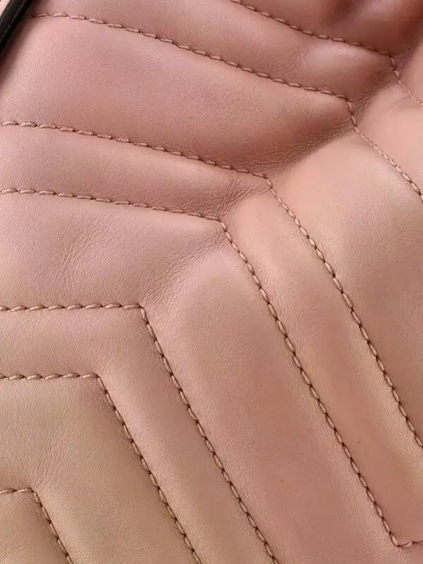 Gucci Gg Marmont Matelasse Leather Small Bucket Bag