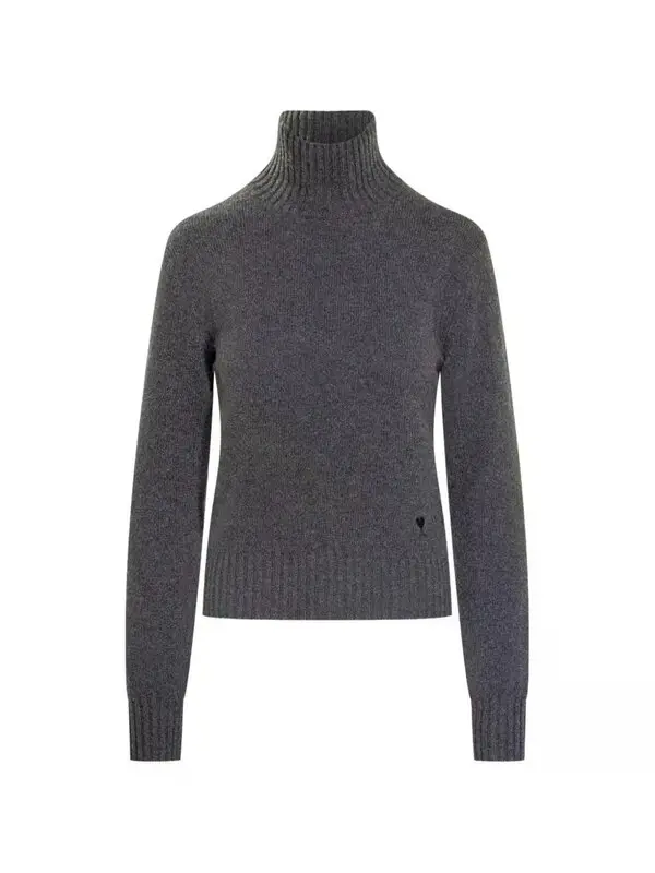 AMI Paris De Cœur Turtleneck Sweater