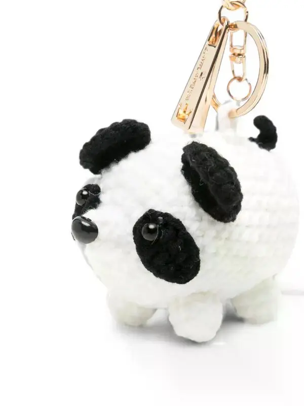 LA MILANESA Crochet-panda Bag Charm