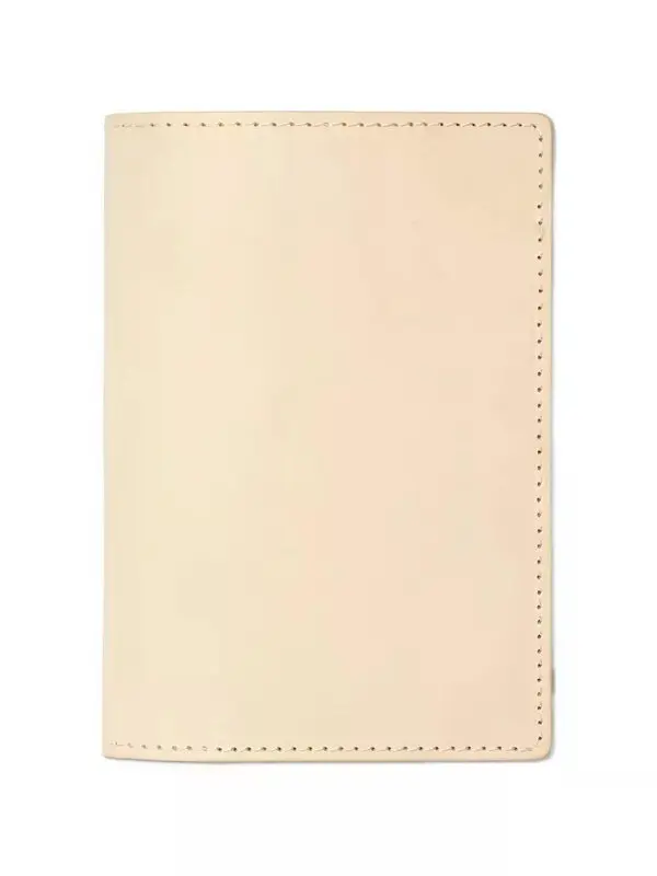 HENDER SCHEME Contrast-stitch Leather Card Holder