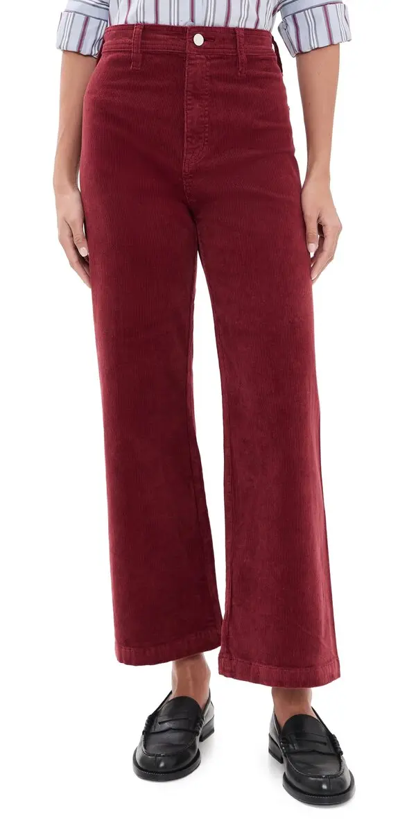 PISTOLA Penny Crop High Rise Corduroy Pants