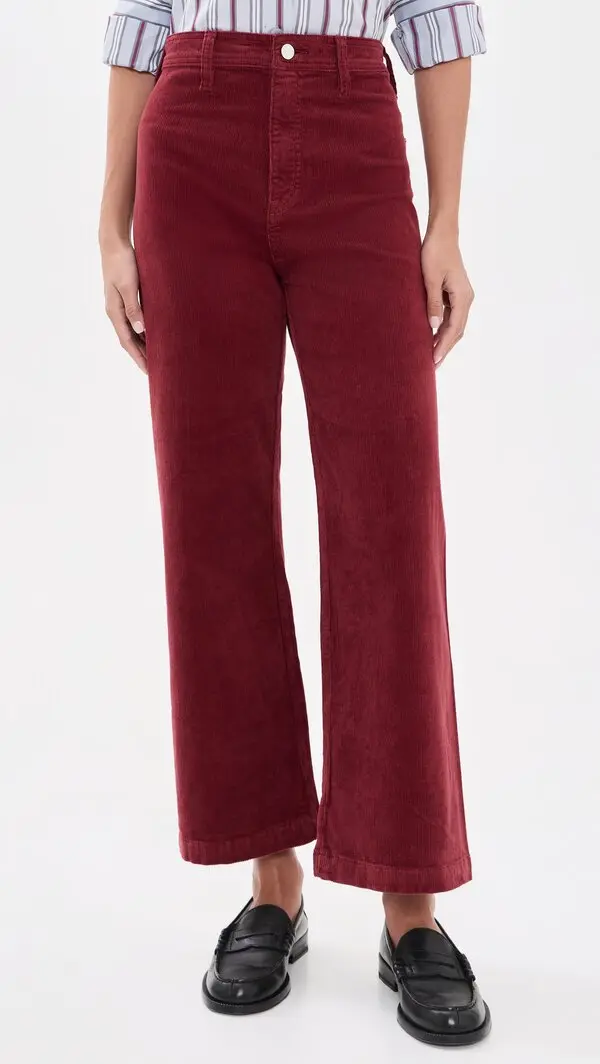 PISTOLA Penny Crop High Rise Corduroy Pants