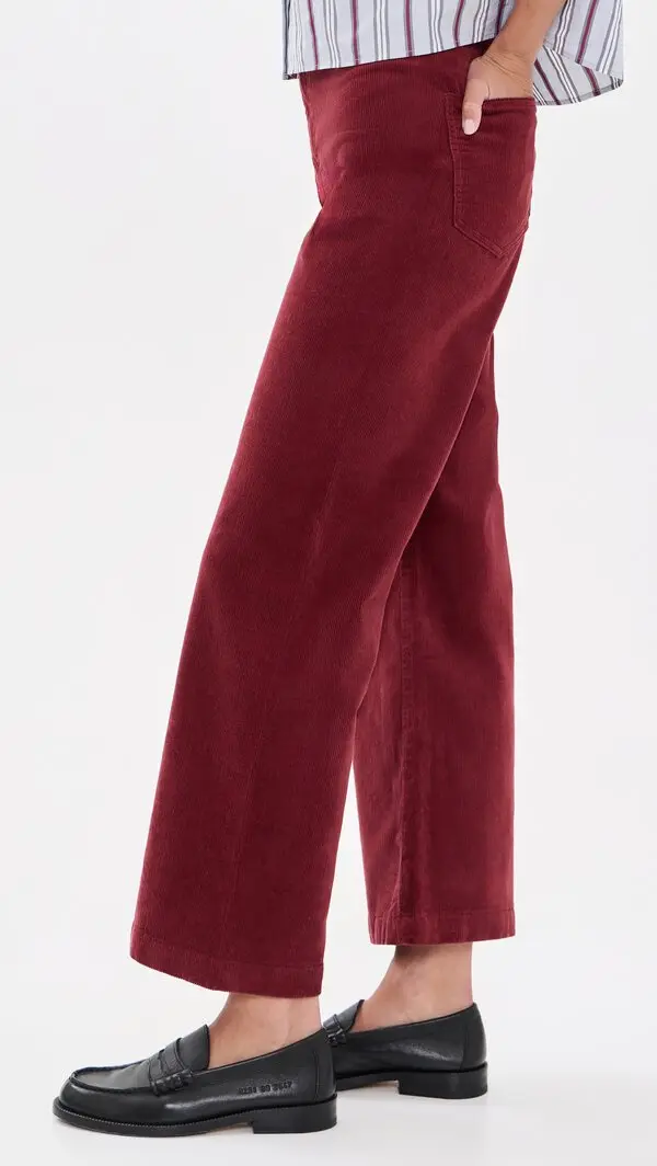 PISTOLA Penny Crop High Rise Corduroy Pants
