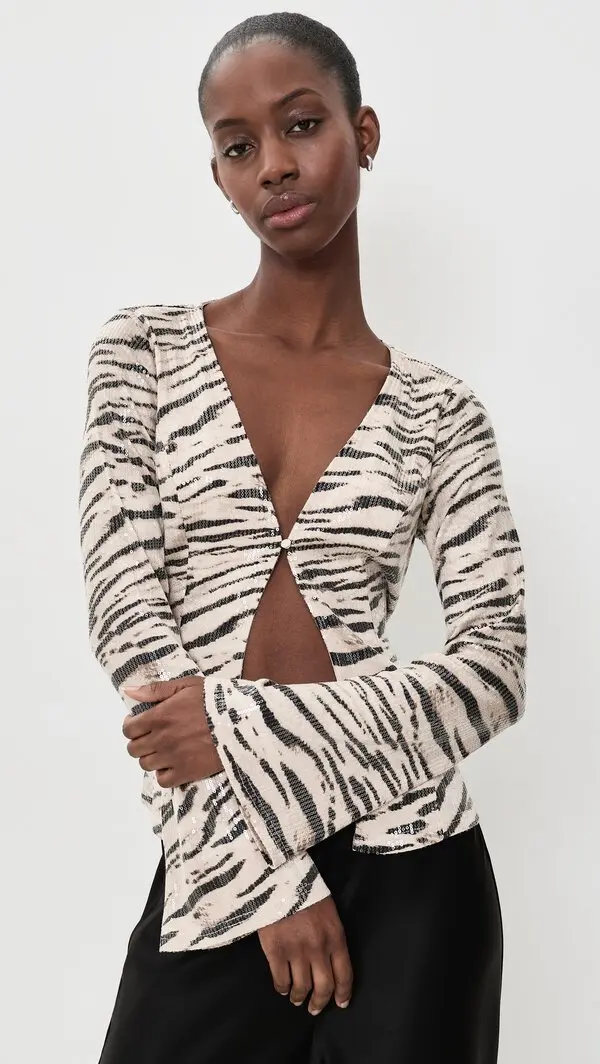 BAILEY ROSE Zebra Top
