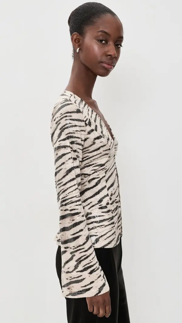 BAILEY ROSE Zebra Top