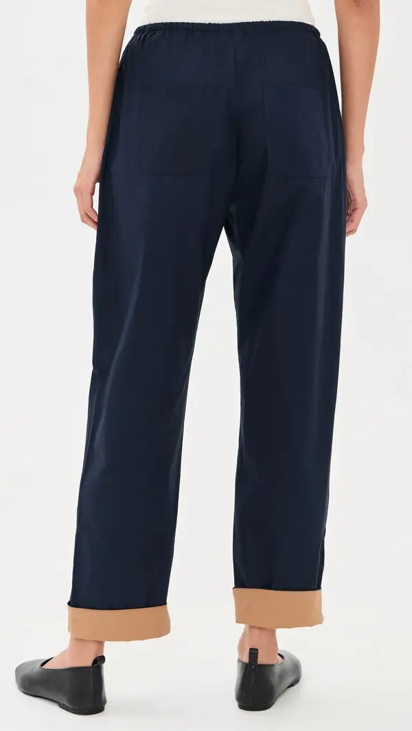 LESET Yoshi Contrast Drawstring Pants