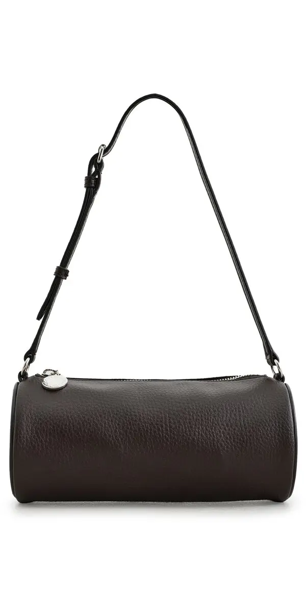 Stella McCartney Logo Embossed Grainy Faux Leather Eco Pouch
