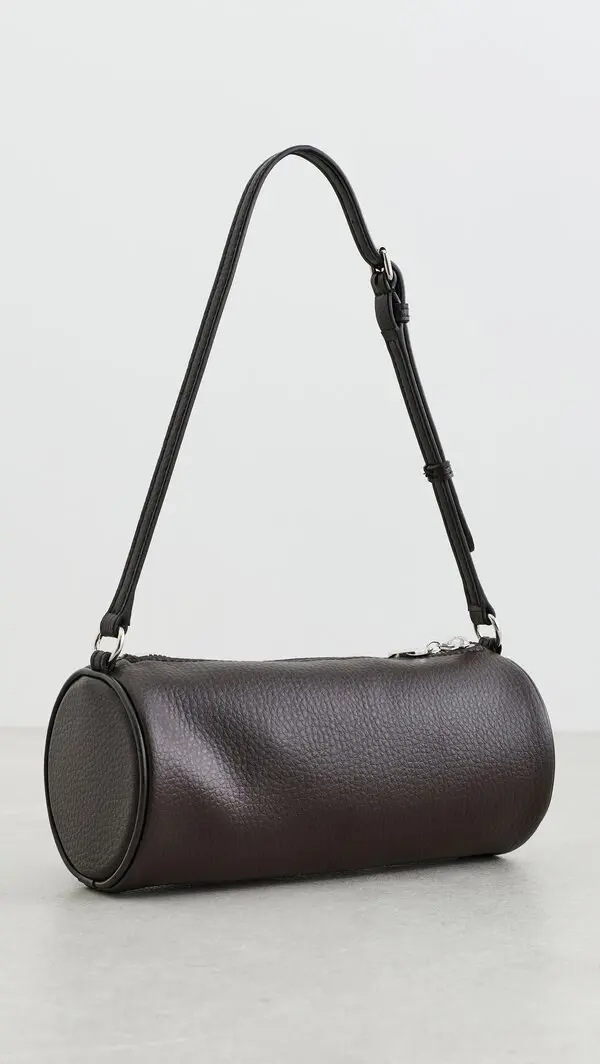 Stella McCartney Logo Embossed Grainy Faux Leather Eco Pouch