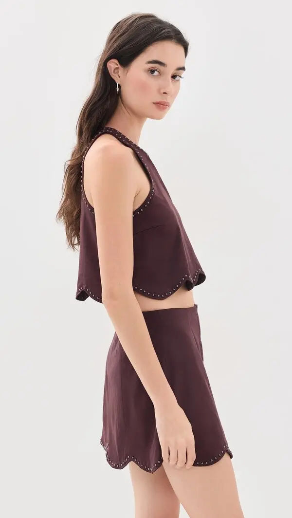 Saylor Caterina Faux Suede Set