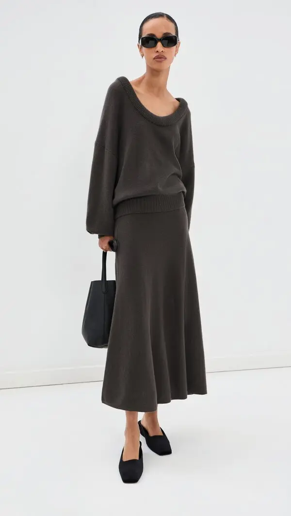 LISA YANG Torie Cashmere Skirt