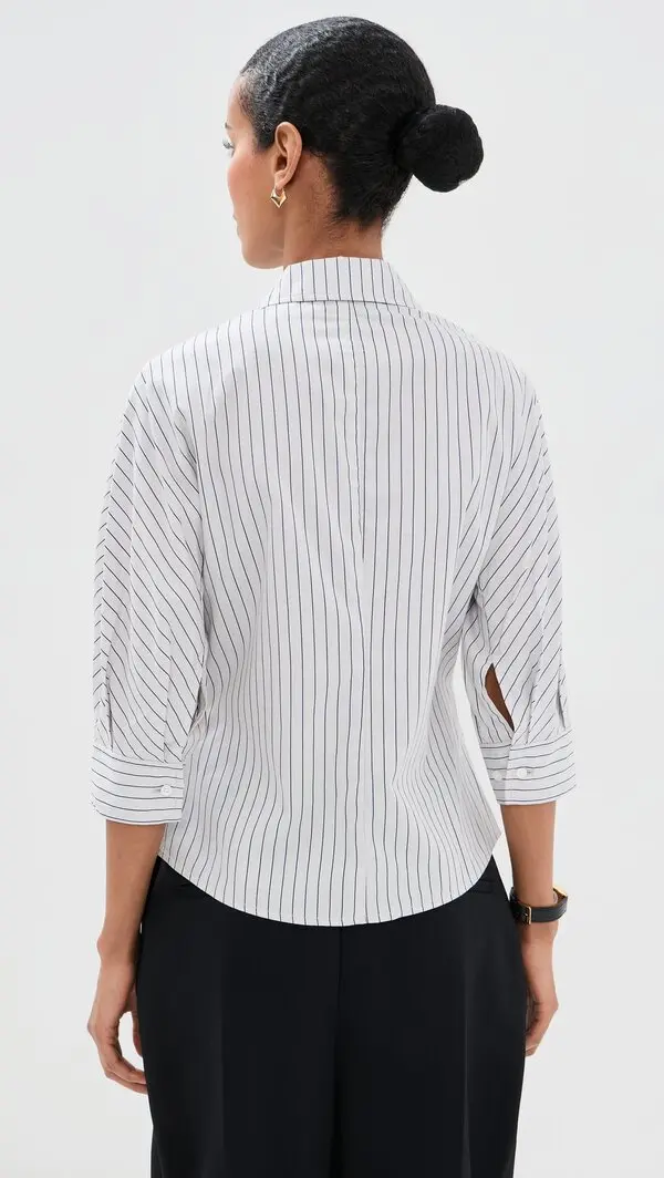 KALLMEYER Colette 3/4-sleeve Button Down Shirt