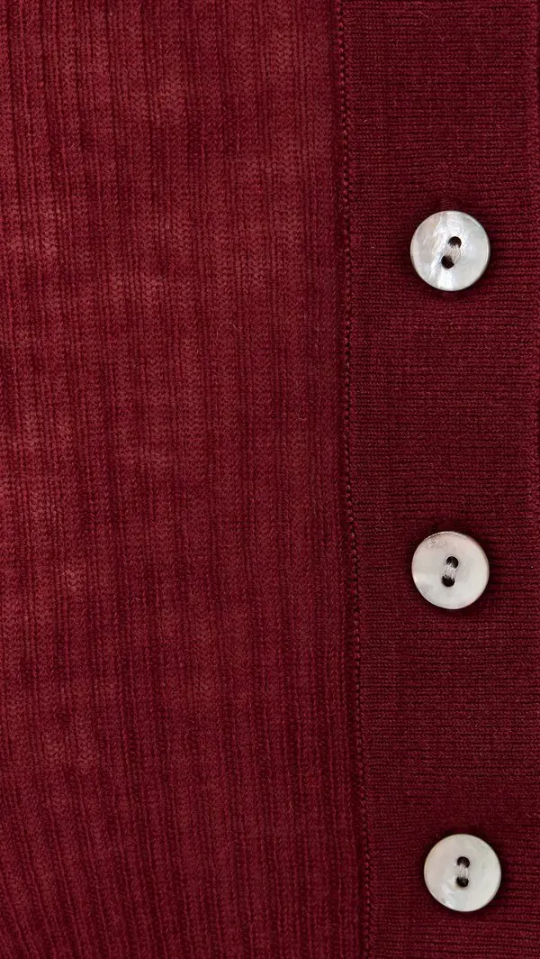 PISTOLA Korey Wool Featherweight Rib Cardigan