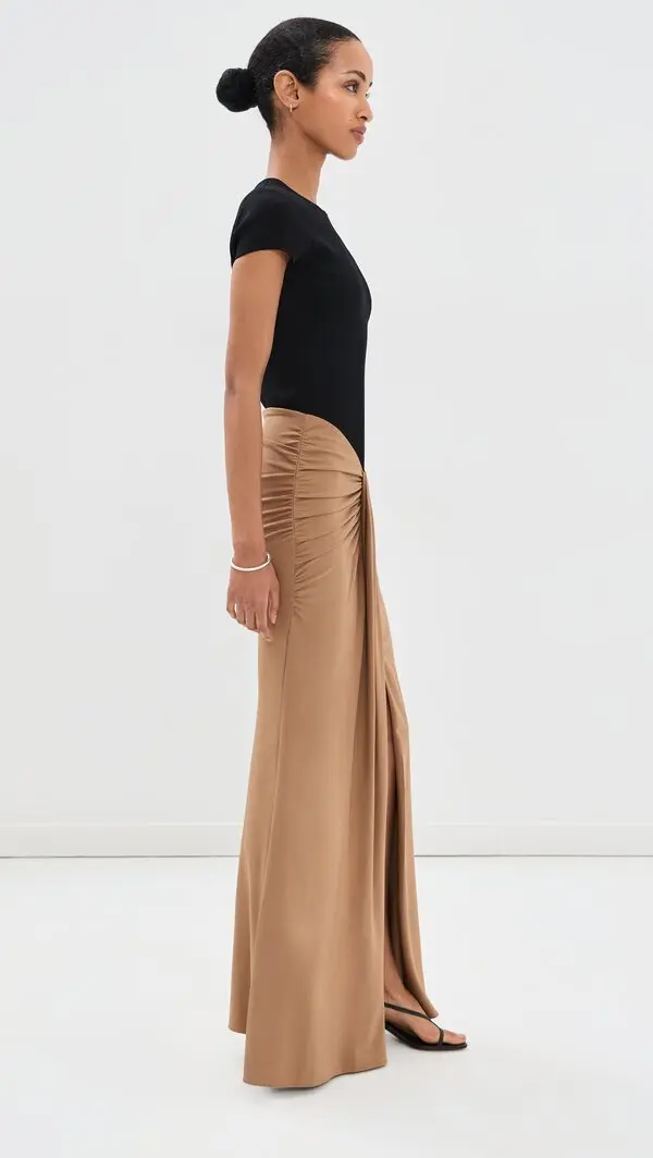 Simkhai Matilde Short Sleeve Gown