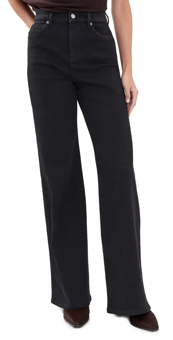 Veronica Beard Taylor High Rise Wide Leg Jeans