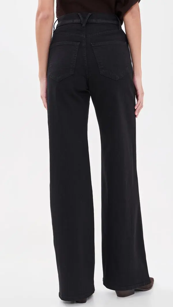 Veronica Beard Taylor High Rise Wide Leg Jeans