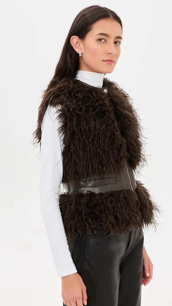 Apparis Cleo Mongolian Vest