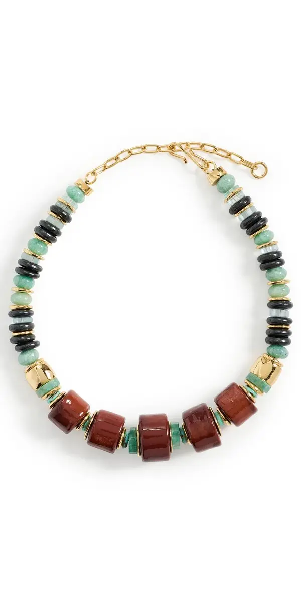 LIZZIE FORTUNATO Granada Necklace In Rosewood - Multi