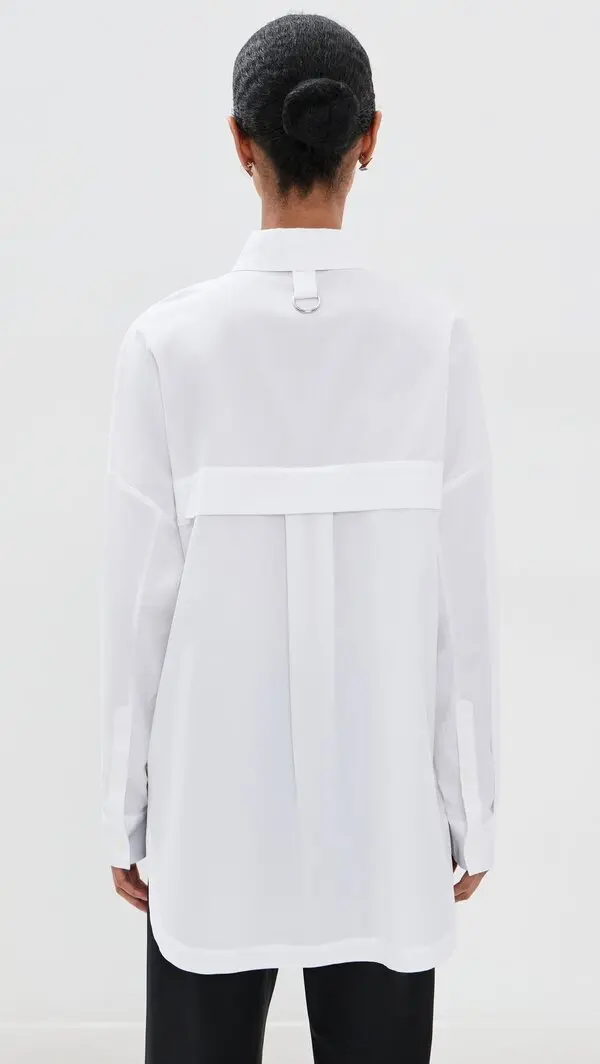 Tibi New Shirting Gabe Oversized Shirt