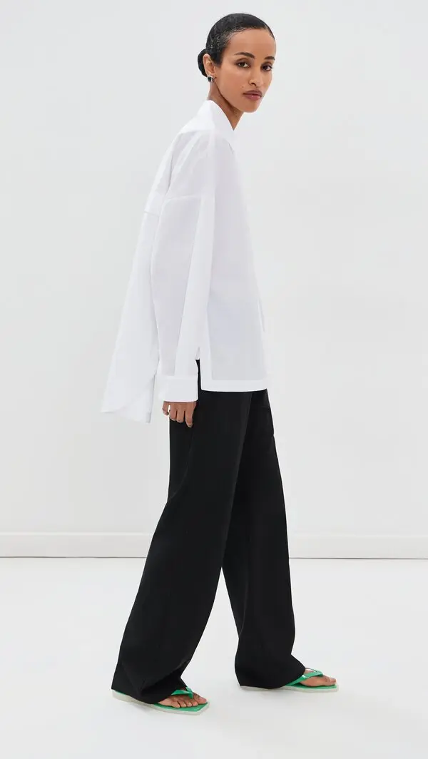Tibi New Shirting Gabe Oversized Shirt