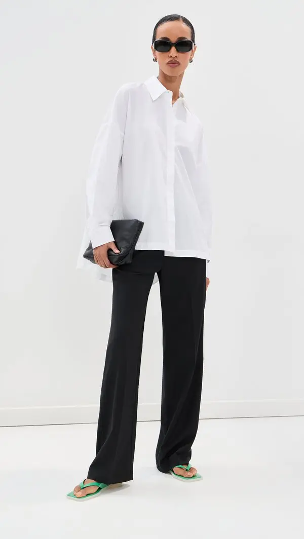 Tibi New Shirting Gabe Oversized Shirt