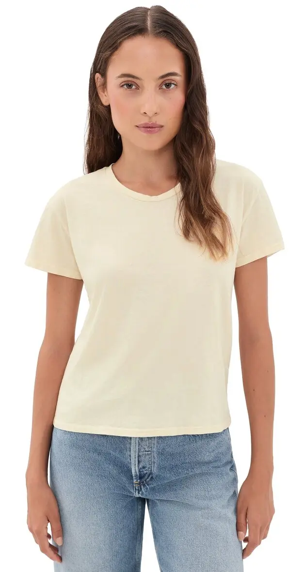 PERFECTWHITETEE Harley Cotton Boxy Crew Tee