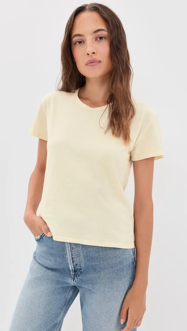 PERFECTWHITETEE Harley Cotton Boxy Crew Tee