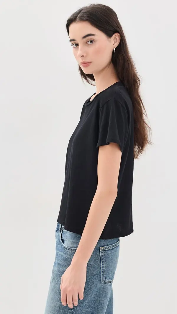 PERFECTWHITETEE Harley Boxy Crew Tee
