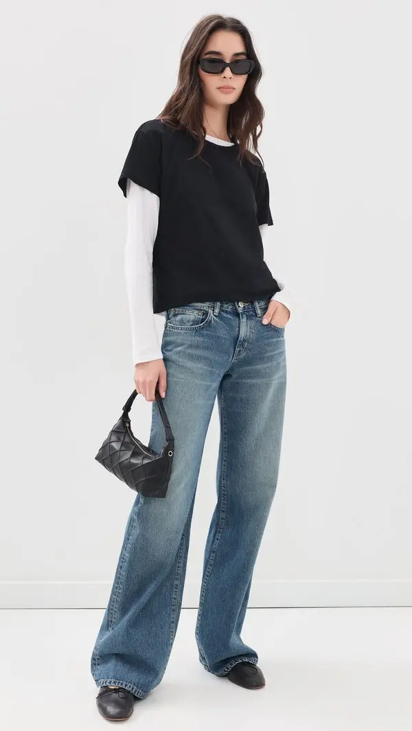 PERFECTWHITETEE Harley Boxy Crew Tee
