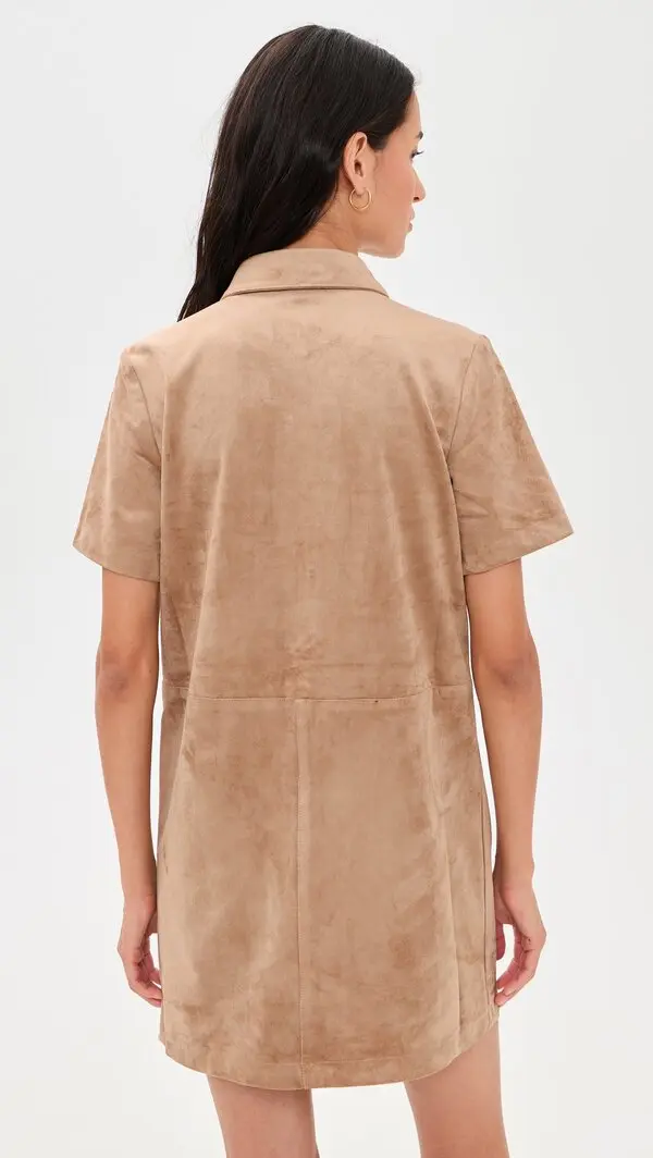 Z Supply Leone Faux Suede Dress