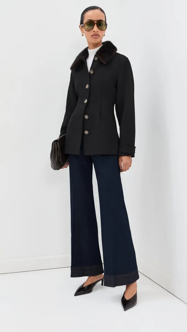 Veronica Beard Severine Tailored Dickey Jacket