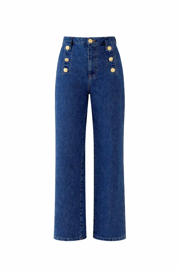 EXQUISE Aleron Denim Pants Indigo