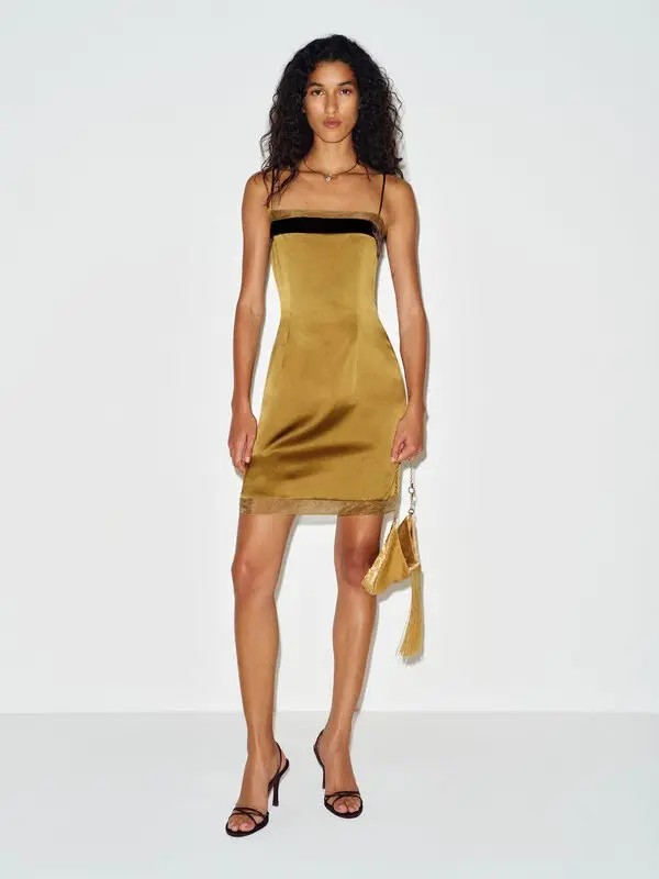 REFORMATION Ziba Silk Dress