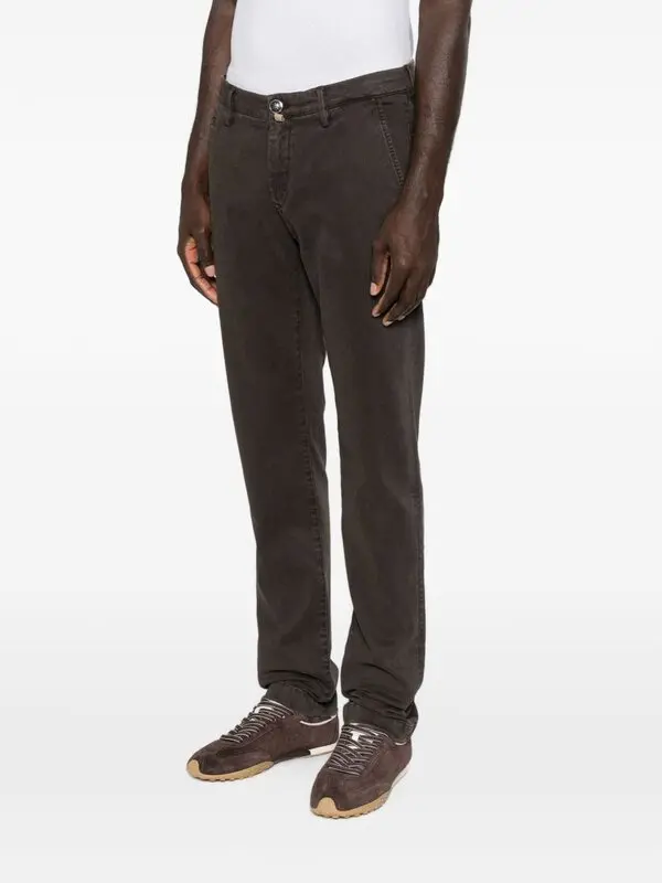 Jacob Cohen Slim Fit Cotton Trousers