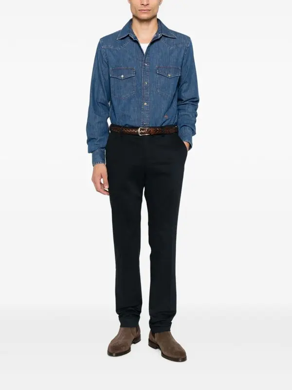 JACOB COHЁN Cotton Western Shirt