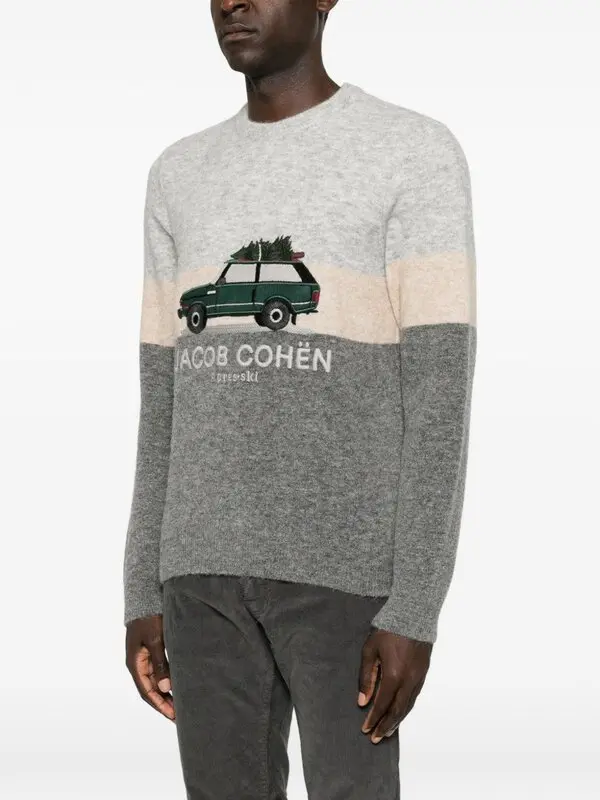 Jacob Cohen Wool Crewneck Sweater
