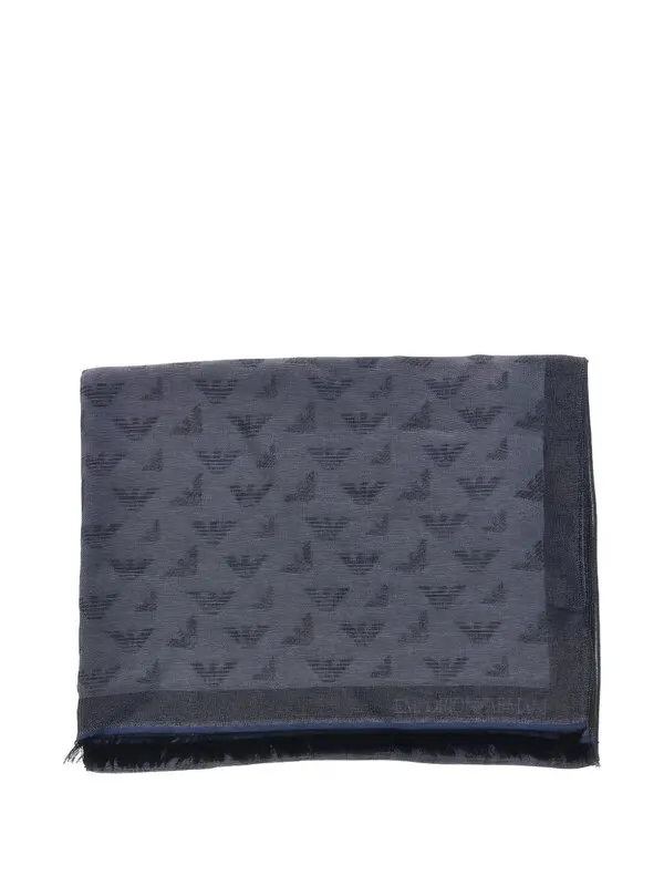 Emporio Armani Allover Logo Scarf