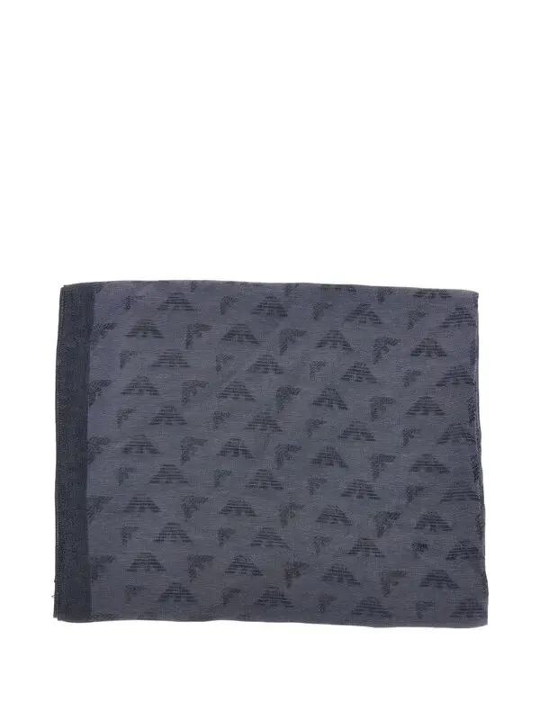 Emporio Armani Allover Logo Scarf