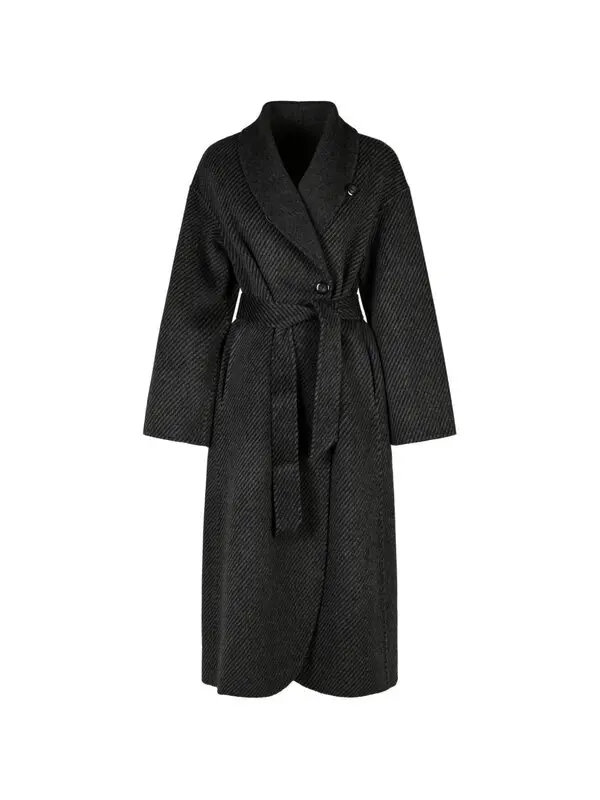 Emporio Armani Wool Coat - Grey
